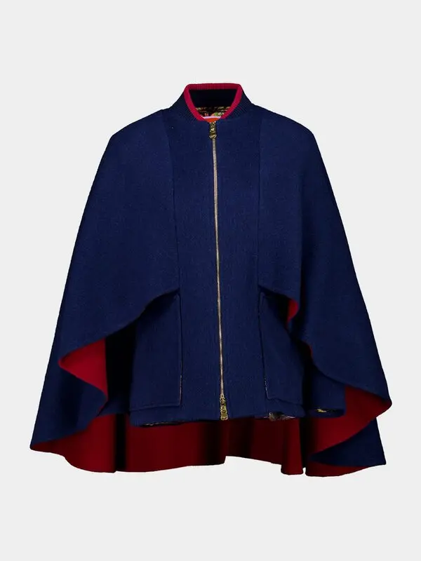 La DoubleJ Solid Double Coat Baker Street Wool Jacket