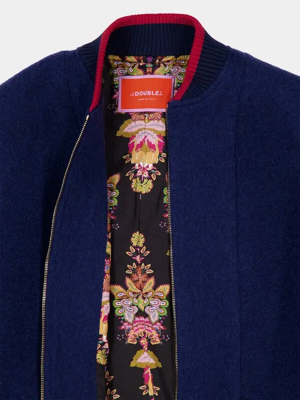 La DoubleJ Solid Double Coat Baker Street Wool Jacket