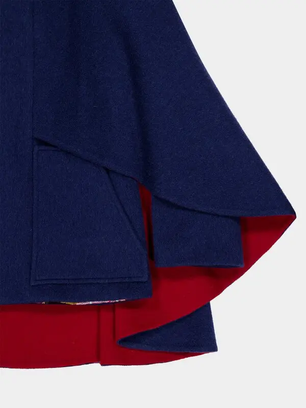 La DoubleJ Solid Double Coat Baker Street Wool Jacket