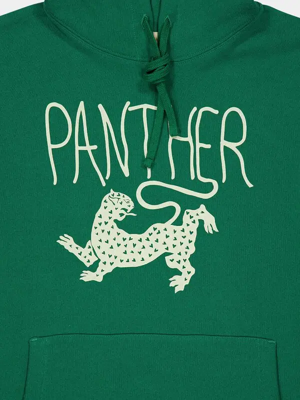 Valentino Garavani Forest Panther Hooded Sweatshirt - Green