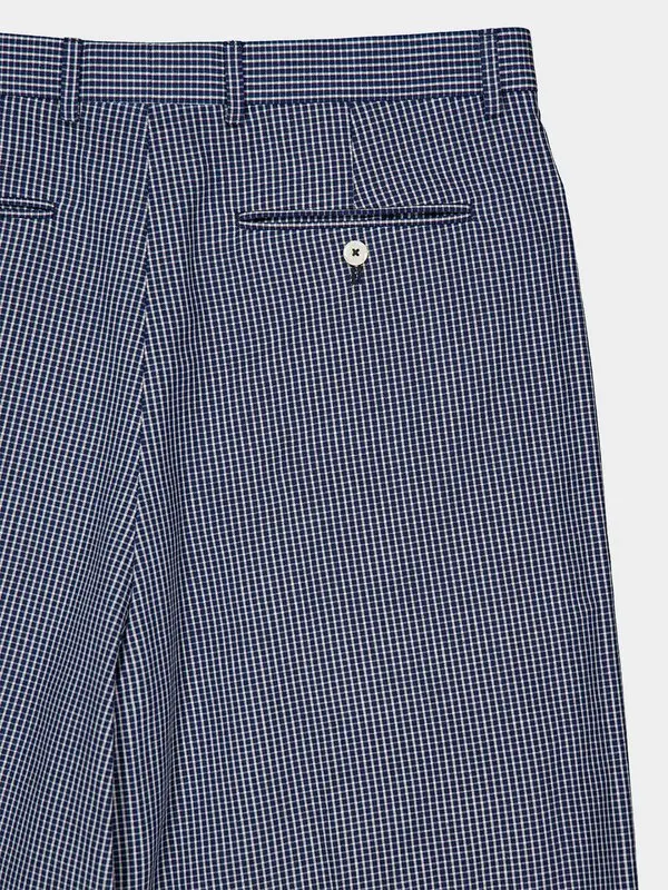 Givenchy Checked Double Pleat Bermuda Shorts