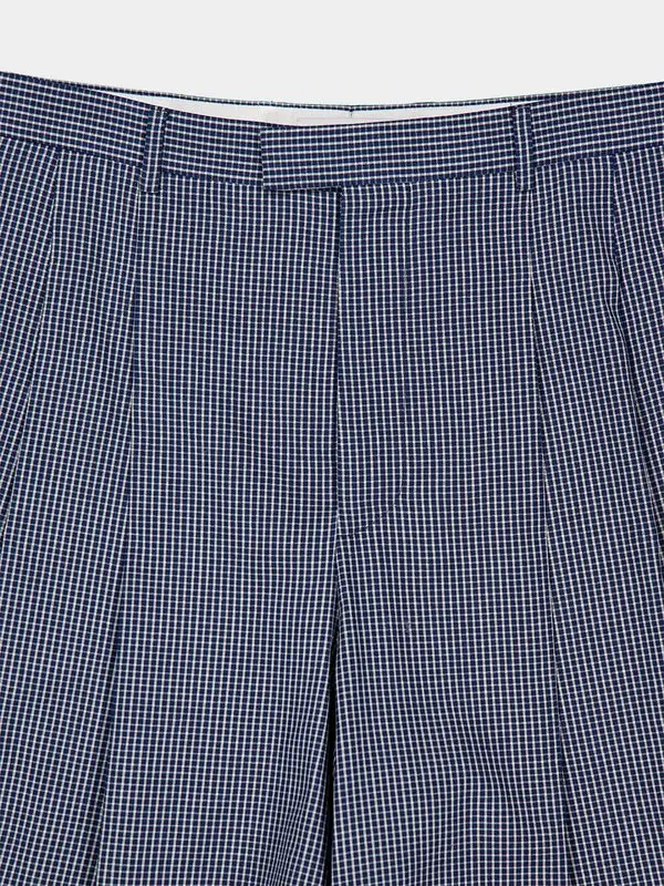 Givenchy Checked Double Pleat Bermuda Shorts