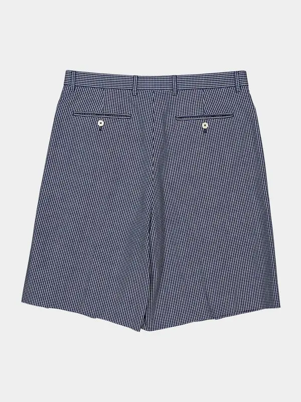 Givenchy Checked Double Pleat Bermuda Shorts
