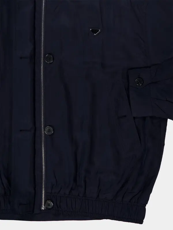 Prada Buttoned Silk Jacket