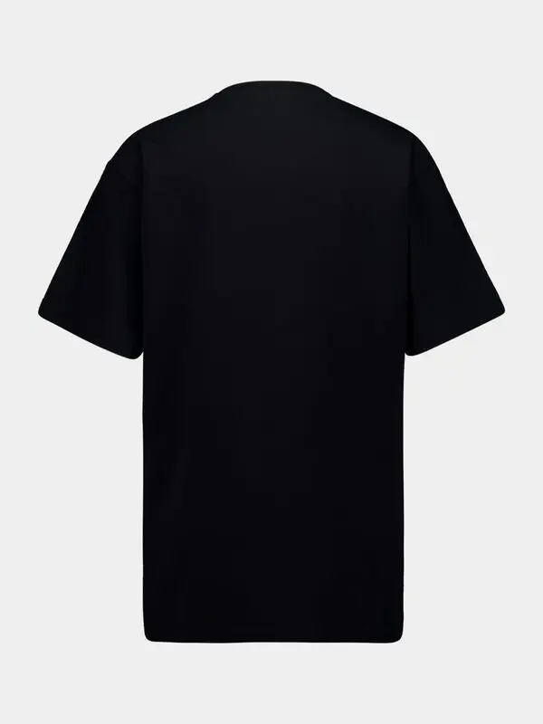 Gucci Cotton T-shirt With Horsebit Beads - Black
