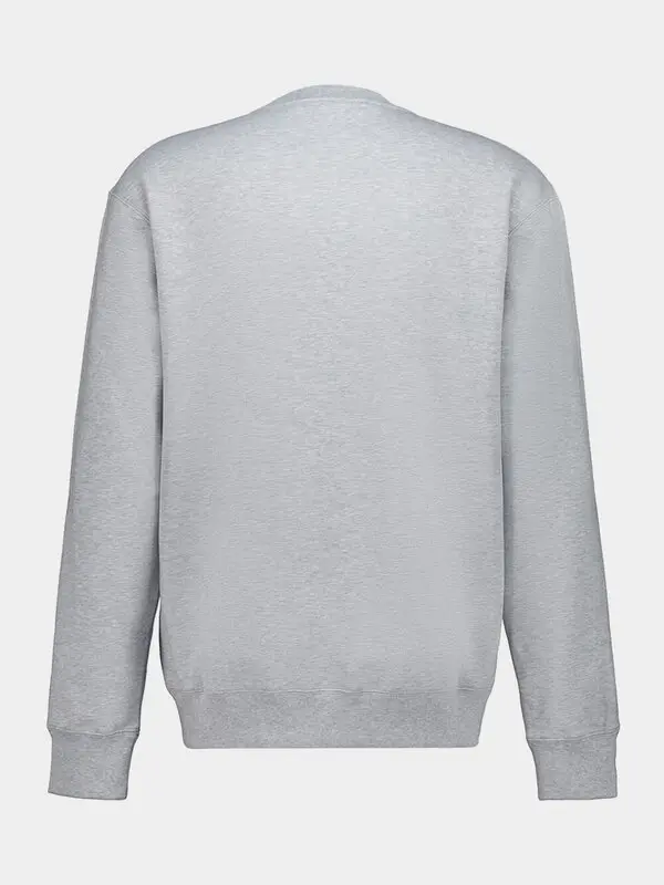 Gucci Sweatshirt With Web And Horsebit - Grey
