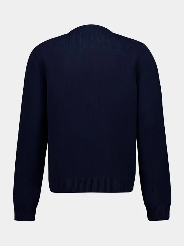 Gucci Logo Knit Jumper - Blue