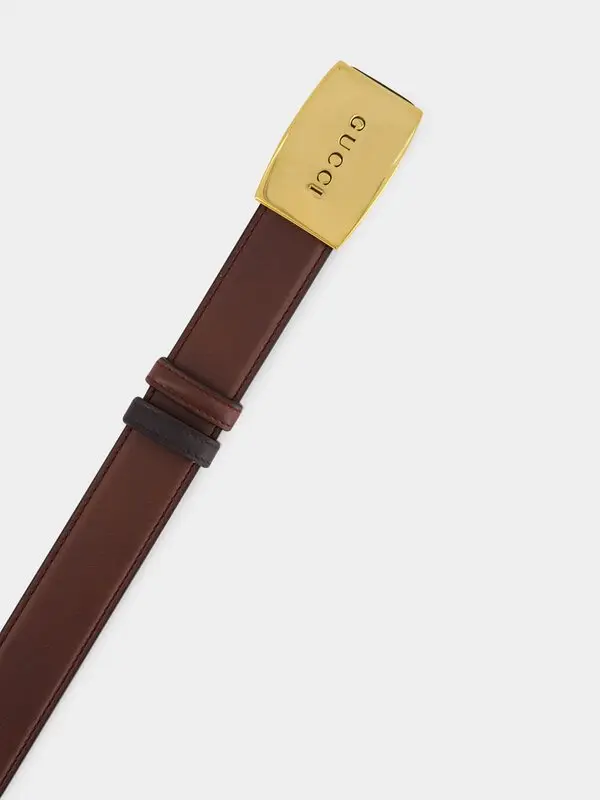 Gucci Reversible Calfskin Belt