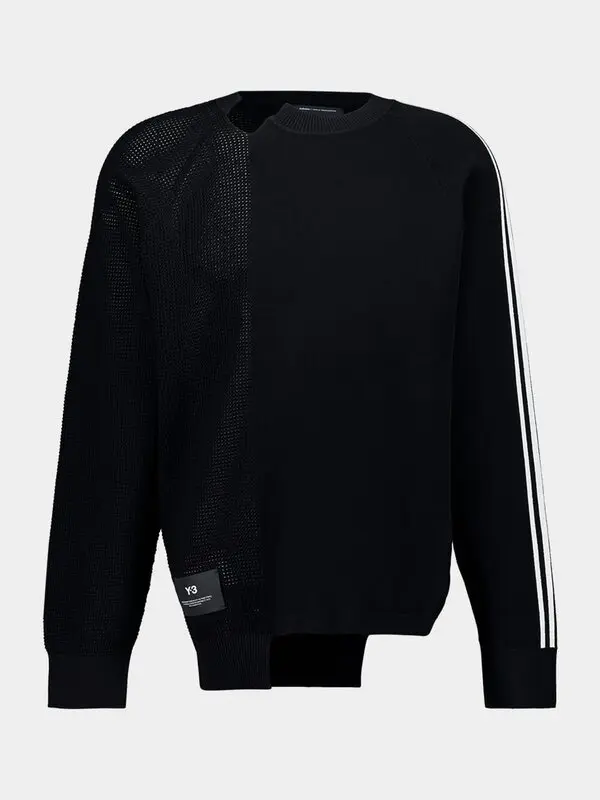 Y3 Knit Logo Sweater - Black