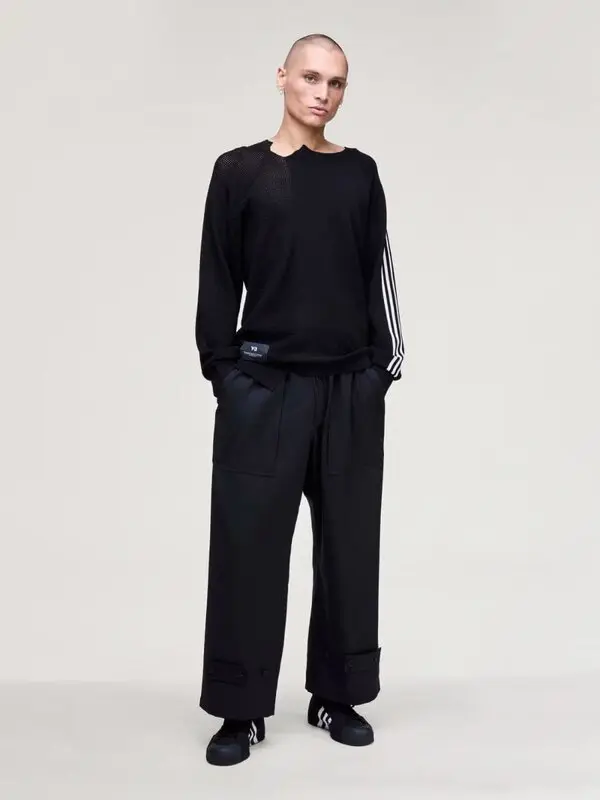Y3 Knit Logo Sweater - Black