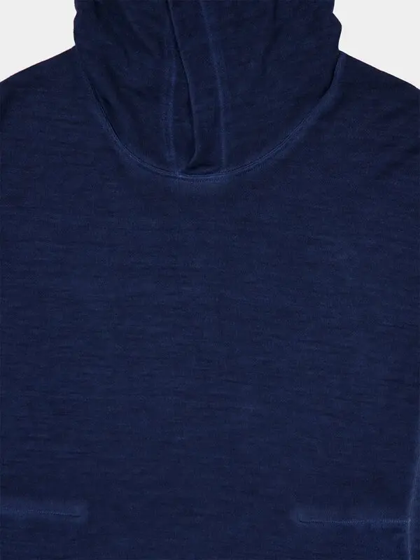 120% Lino Hooded Linen Sweatshirt