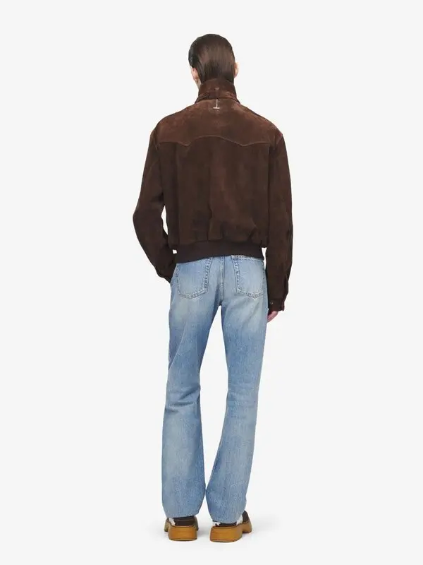 Alexander McQueen Suede Blouson Jacket