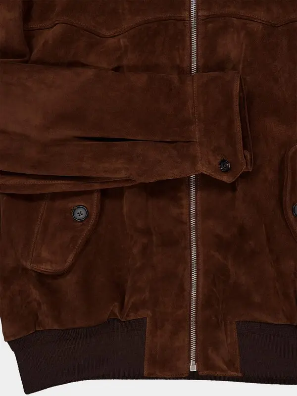 Alexander McQueen Suede Blouson Jacket