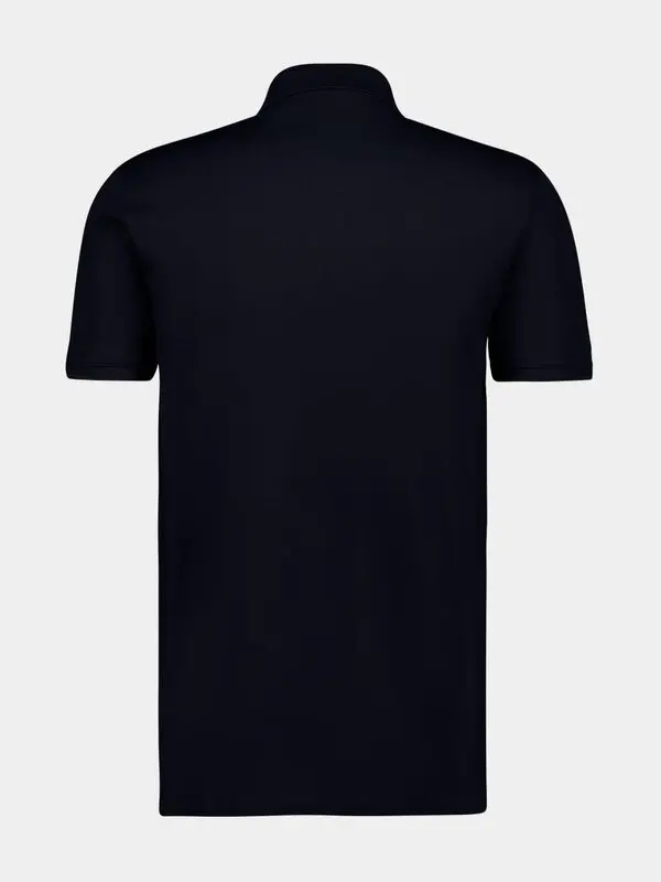 Givenchy Navy Logo Polo Shirt - Blue