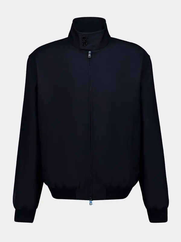 Gucci Wool-blend Bomber Jacket - Blue
