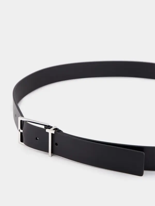 TOM FORD Vacchetta Leather T-loop Belt