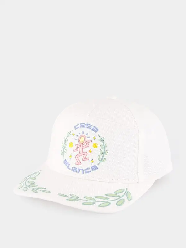Casablanca Dance Joy Cap - White