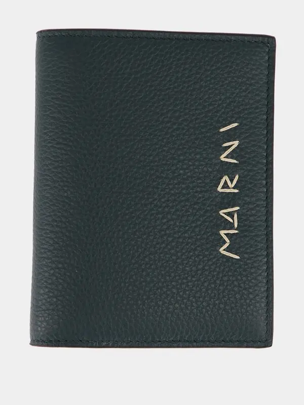 Marni Leather Bifold Wallet - Black