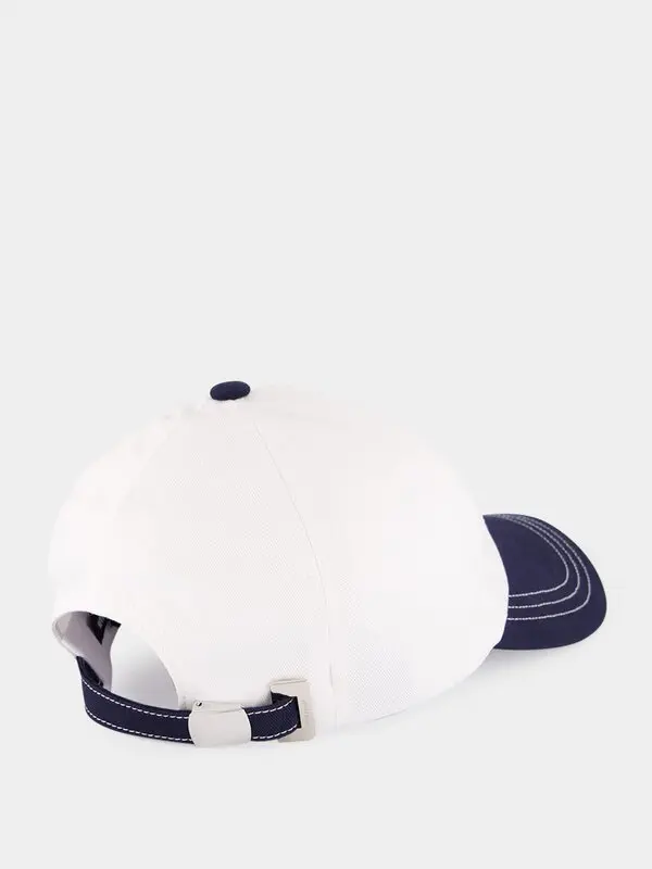 Balmain Two-tone Cotton Vintage Cap