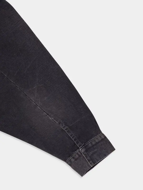 Fear Of God Washed Cotton Utility Jacket - Black