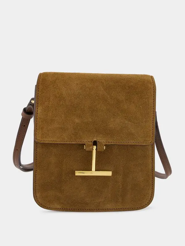 TOM FORD Tara Mini Bag In Calf Leather - Brown