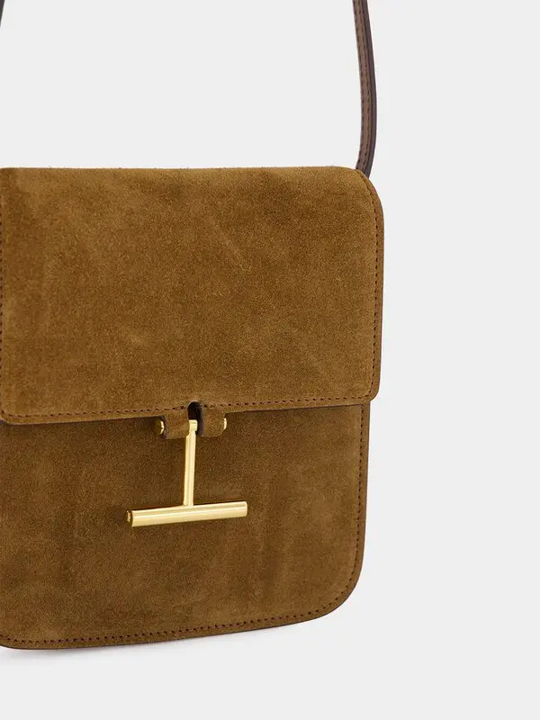 TOM FORD Tara Mini Bag In Calf Leather - Brown