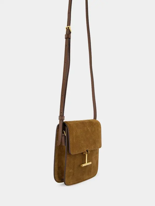 TOM FORD Tara Mini Bag In Calf Leather - Brown