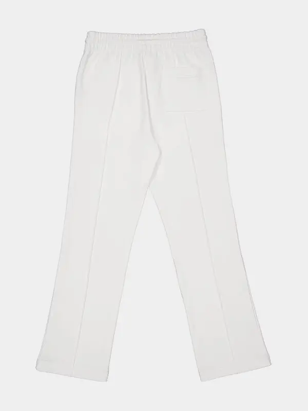 Casablanca Tennis Club Icon Pintuck Joggers - White