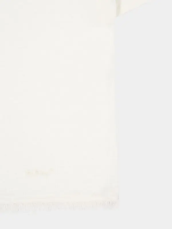 Alanui Linen Casual Fit Short-sleeve T-shirt - White