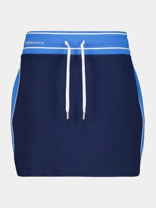 Casablanca Punto Mini Skirt - Blue