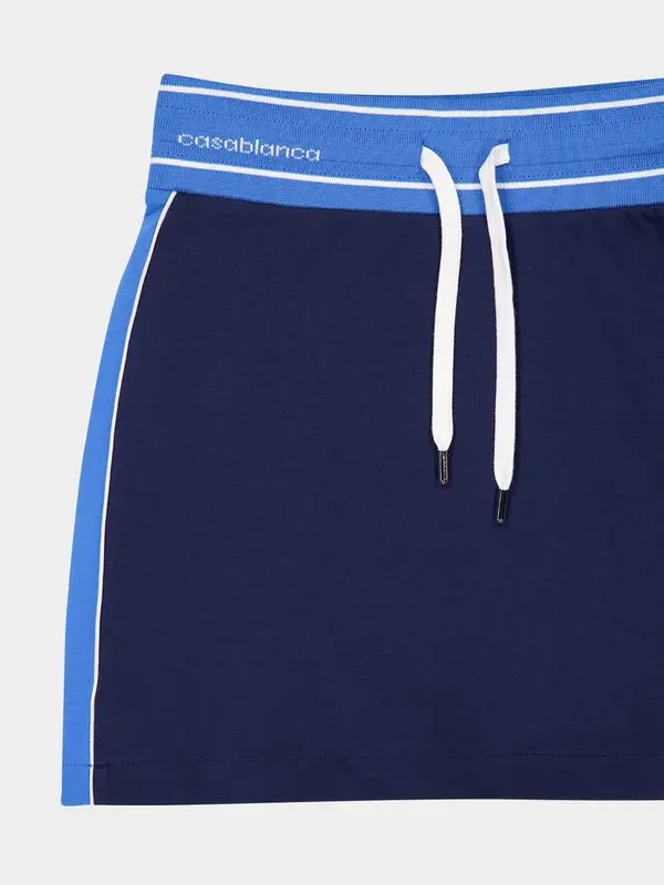 Casablanca Punto Mini Skirt - Blue