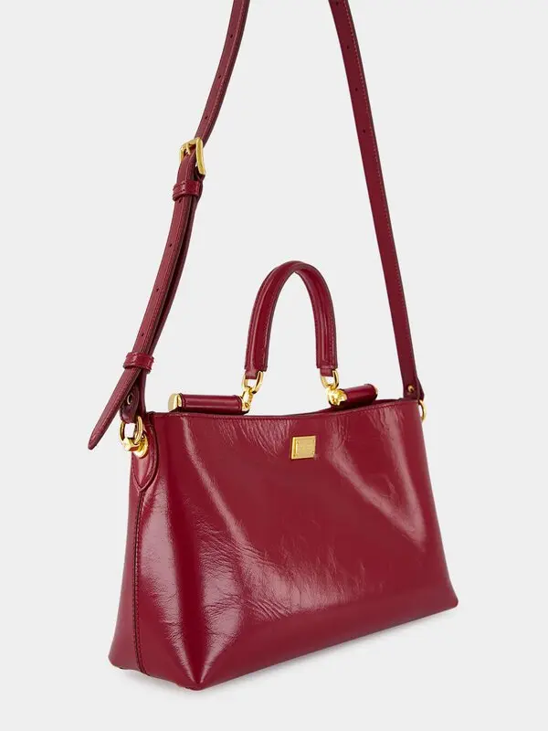 Dolce & Gabbana Vittoria Handbag In Calfskin - Red
