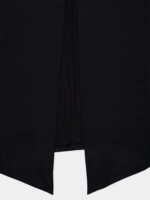 TOM FORD Crepe Envers Satin Tailored Skirt