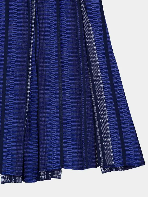 Zeus+dione Solar Jacquard Silk Midi Skirt