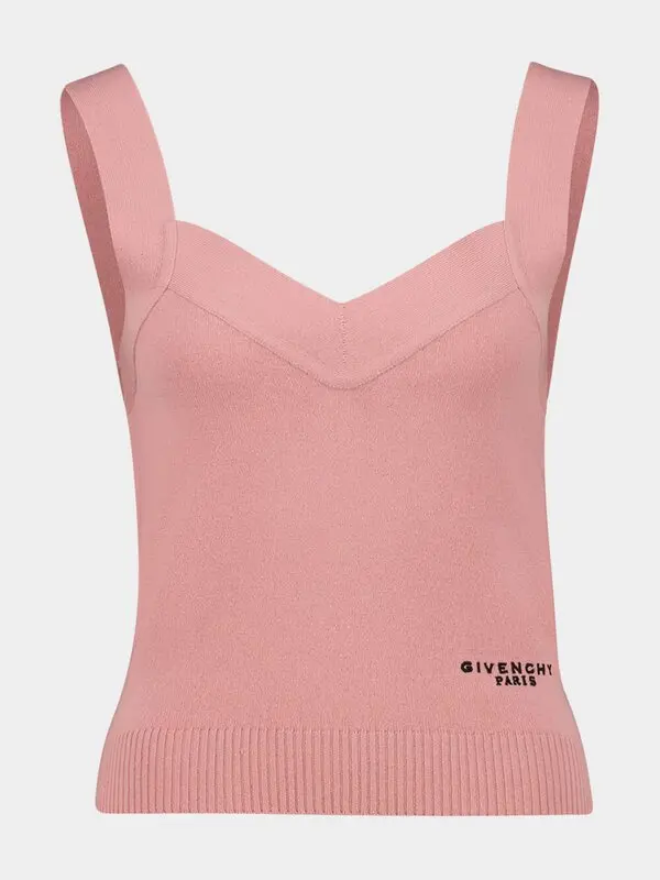 Givenchy Light Wool And Cashmere Tank Top - Pink