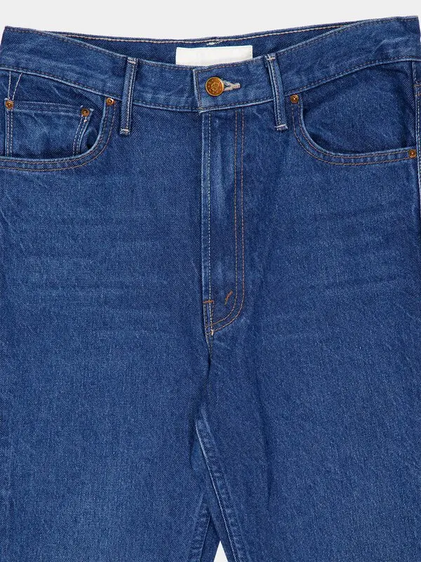 MOTHER The Lemon Twist Sneak Jeans - Blue