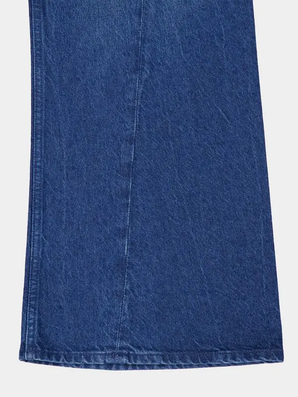 MOTHER The Lemon Twist Sneak Jeans - Blue