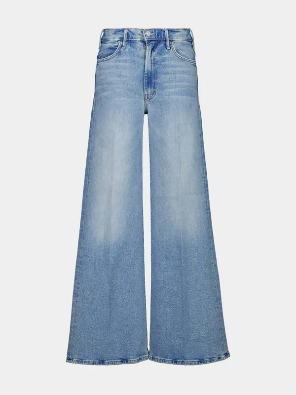 MOTHER Wide-leg Jeans In I Confess Wash - Blue
