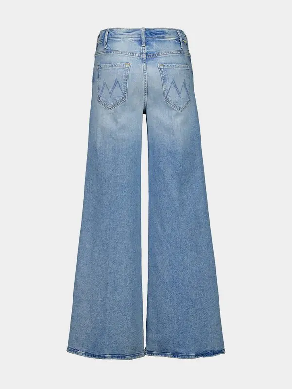 MOTHER Wide-leg Jeans In I Confess Wash - Blue