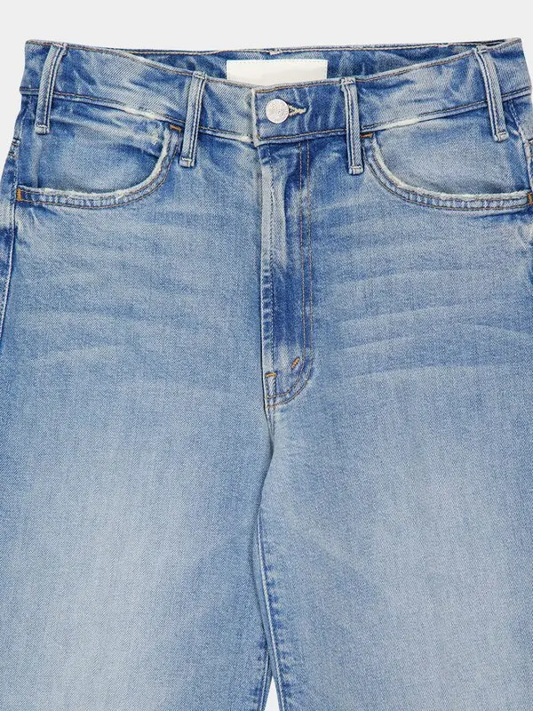 MOTHER Wide-leg Jeans In I Confess Wash - Blue