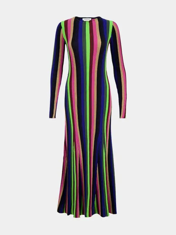 Gabriela Hearst Affinity Knit Maxi Dress - Multicolour