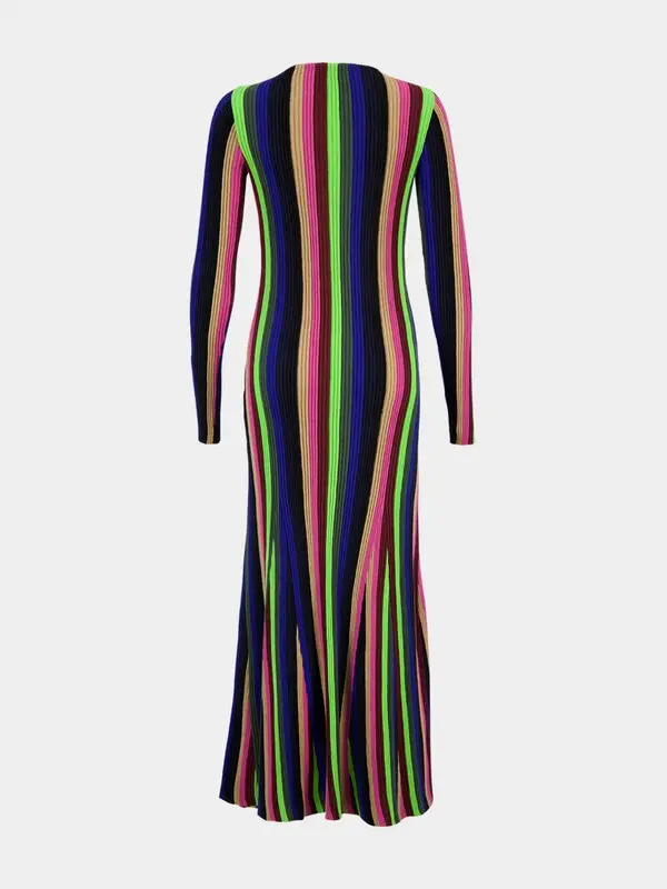 Gabriela Hearst Affinity Knit Maxi Dress - Multicolour