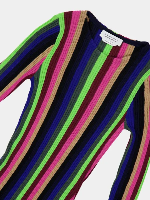 Gabriela Hearst Affinity Knit Maxi Dress - Multicolour