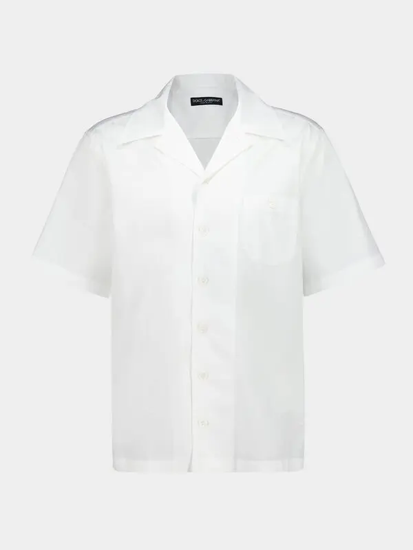 Dolce & Gabbana Cotton Short-sleeve Shirt - White
