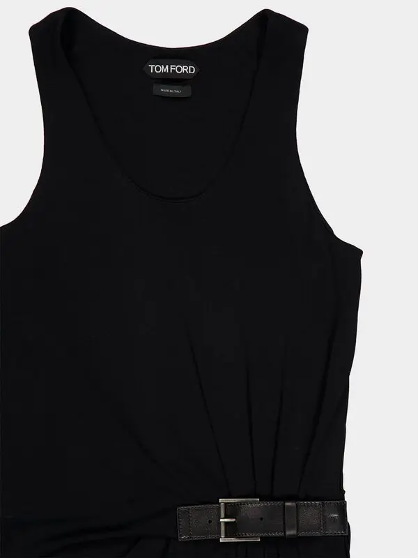 TOM FORD Tank Dress With Leather Buckle