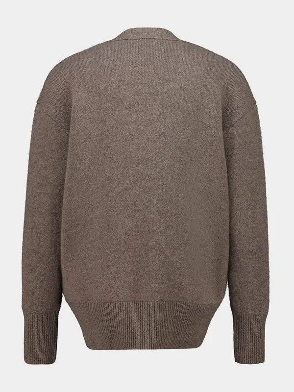 LISA YANG Light Amery Double Face Cashmere Cardigan - Brown