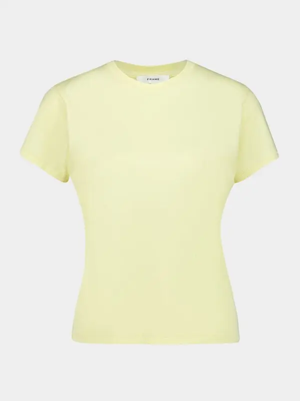 FRAME Supima Cotton Baby T-shirt - Yellow
