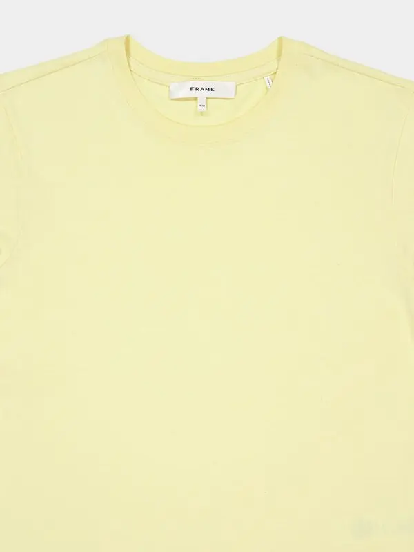 FRAME Supima Cotton Baby T-shirt - Yellow