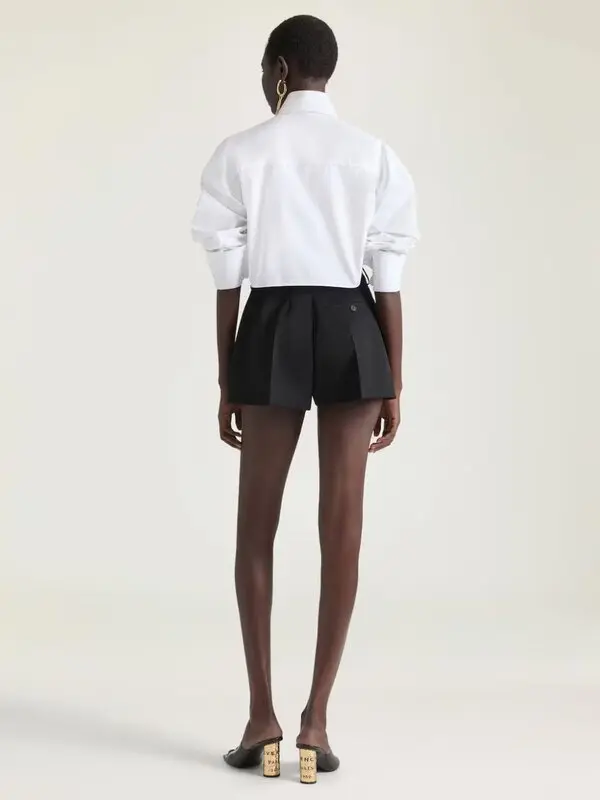 Givenchy Asymmetric Cotton Poplin Shirt - White