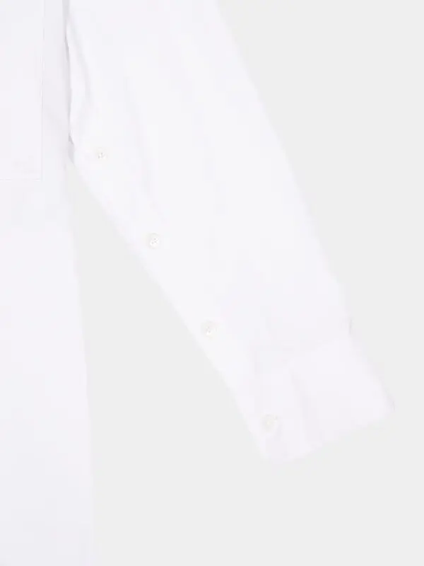 COURREGES Cotton Mini Shirt Dress